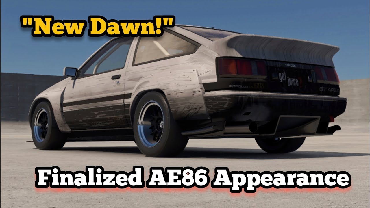 Finalized AE86 appearance for Web series - "New Dawn!" - YouTube