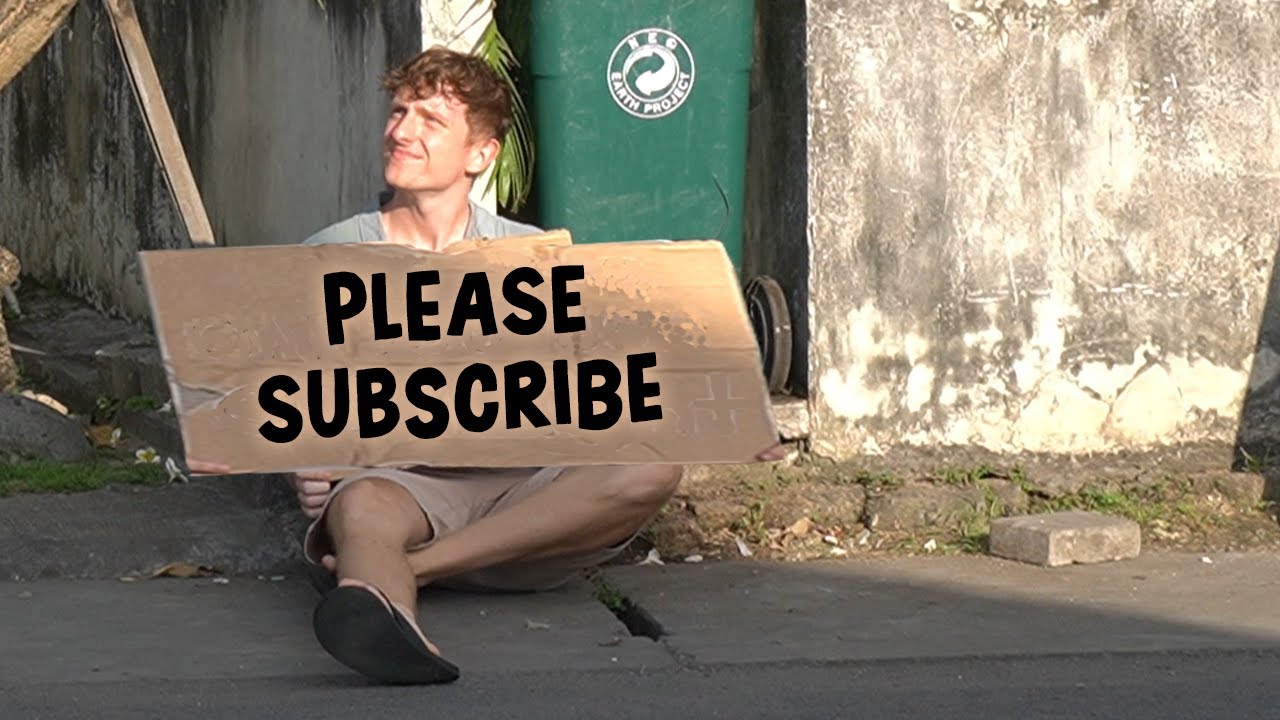 Begging for Subscribers on the Street - YouTube