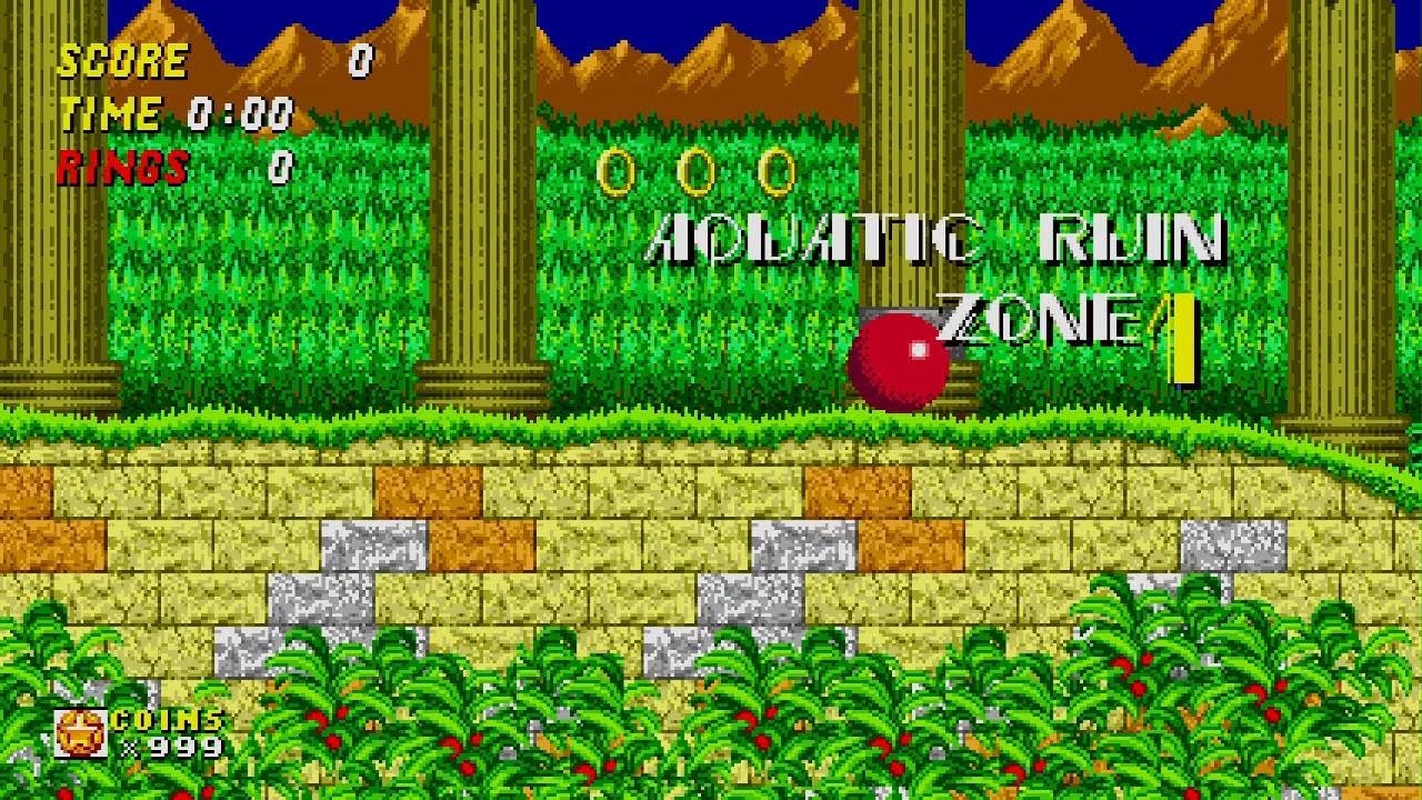 Sonic Origins Knuckles Aquatic Ruin 1 Speedrun (20.46) IGT - YouTube