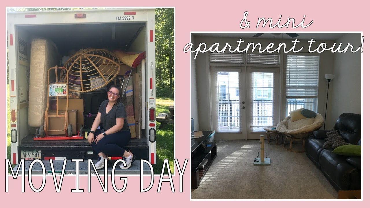 MOVING DAY VLOG! | MINI APARTMENT TOUR - YouTube