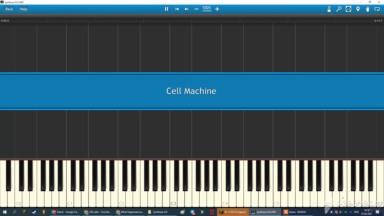 Cell Machine Theme by Sam Hogan in Synthesia - YouTube