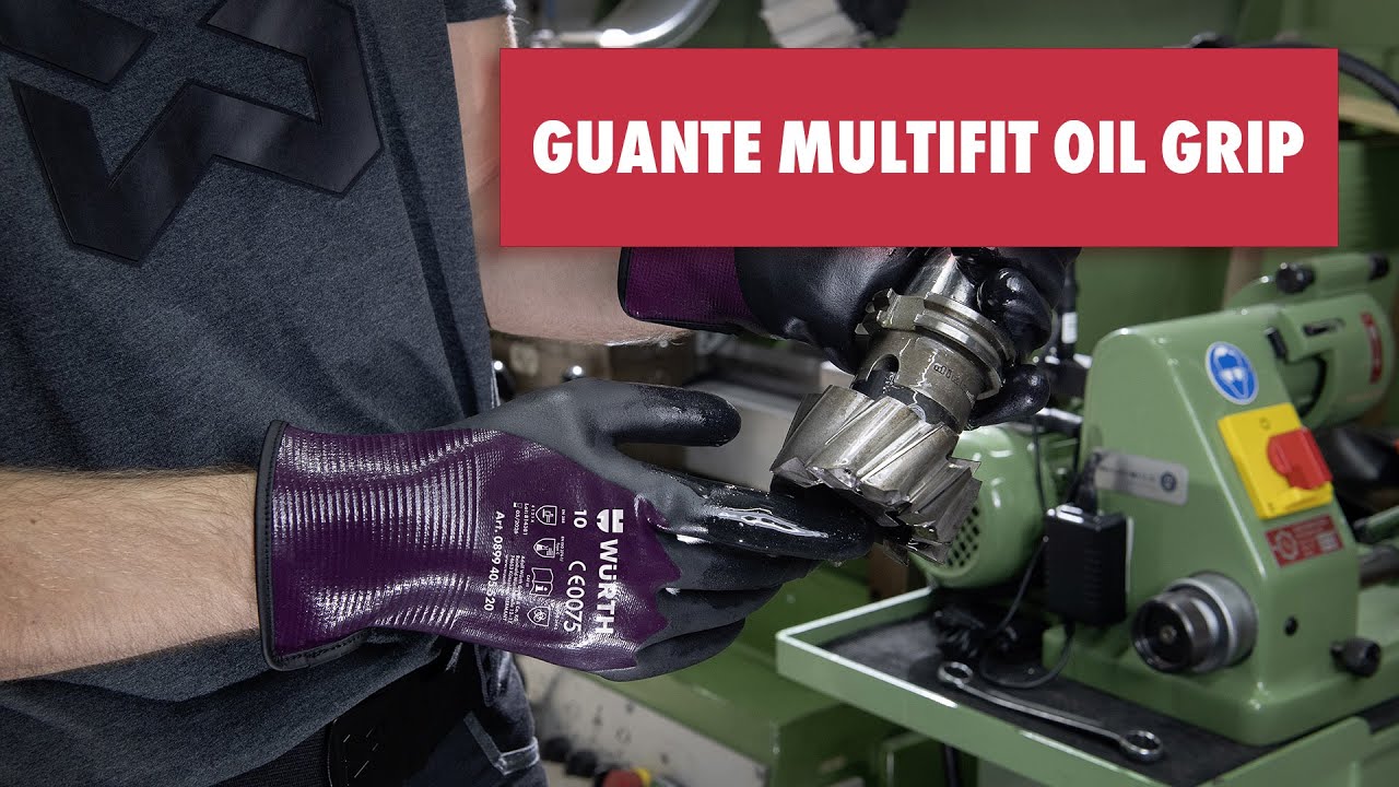Guante Multifit Oil Grip - YouTube