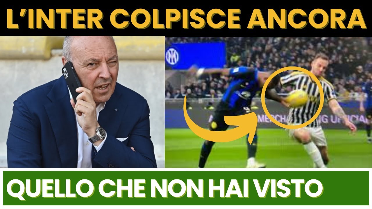 INTER RUBA ANCORA. ECCO COS'E' SUCCESSO. INTER-JUVENTUS 1-0 - YouTube