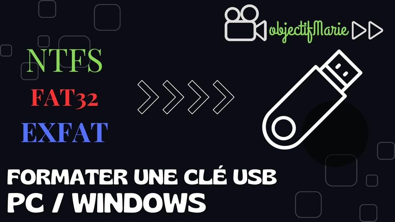Formater Une Clé USB Sur PC / Windows | Tutoriel - YouTube