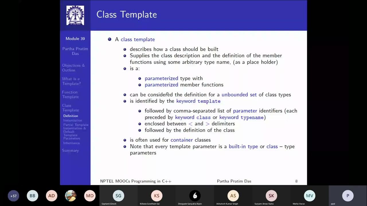 20_C++ Programming - Class Templates and Functors_18-02-2021 - YouTube