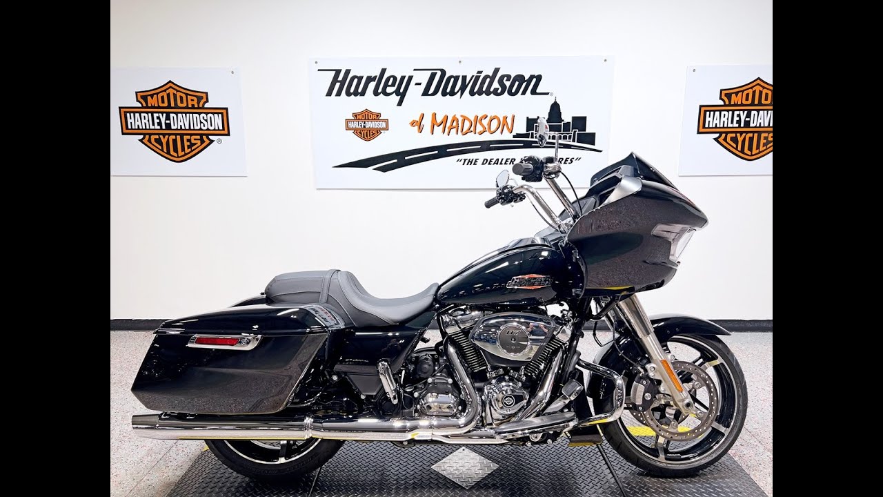 2024 Harley Davidson Road Glide FLTRX Vivid Black Chrome Trim - YouTube