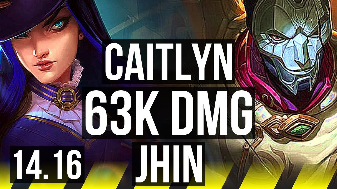CAITLYN & Leona vs JHIN & Xerath (ADC) | 63k DMG, Legendary, 4k ...