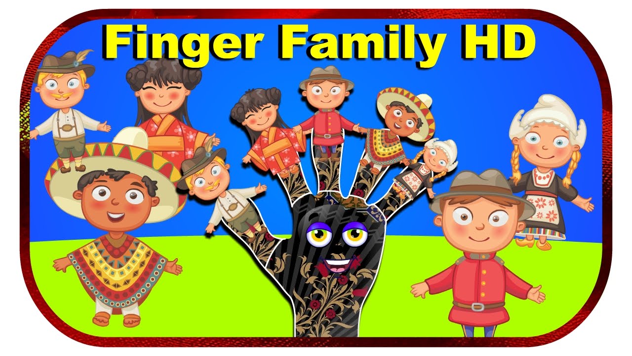 The Finger Family (Indian Family) Nursery Rhyme | Cartoon Animation ...