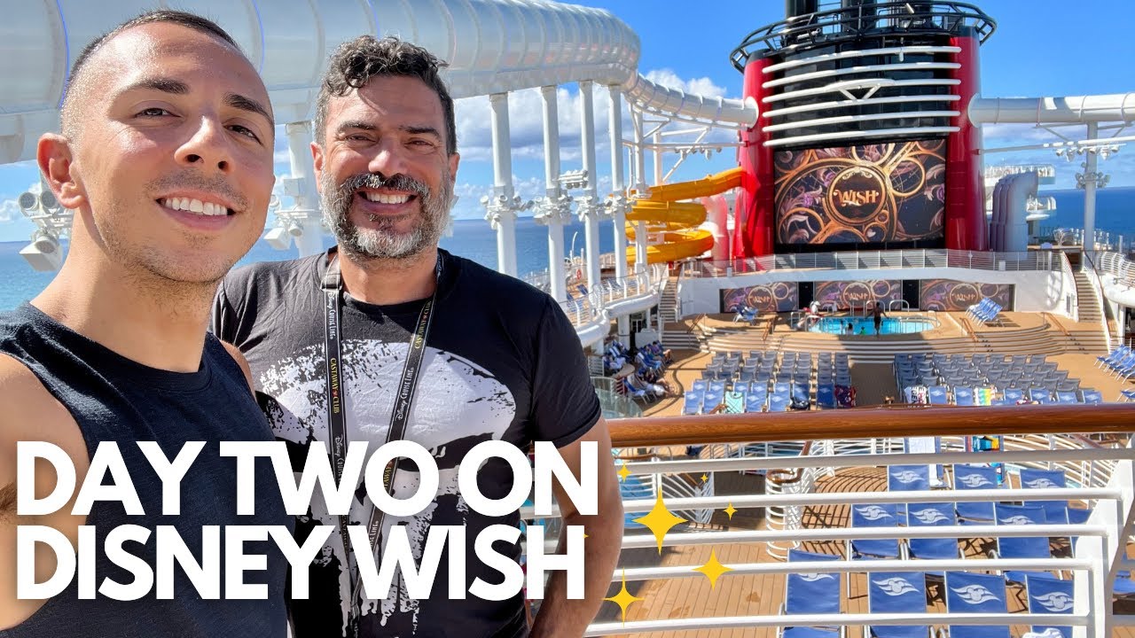 OUR DAY ON THE DISNEY WISH | DISNEY CRUISE LINE VLOG | DAY TWO - YouTube