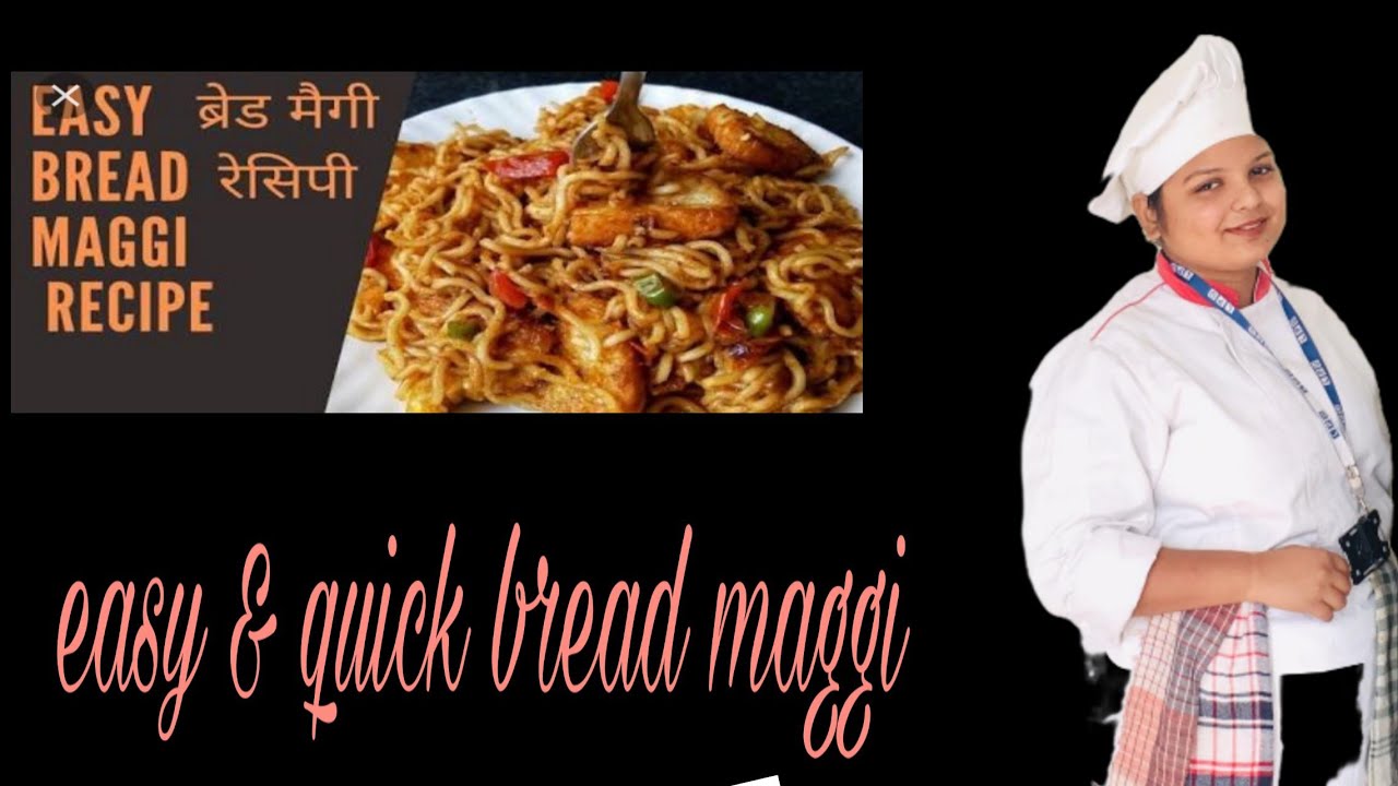 Bread Maggie || easy & quick Maggi in 5 minutes ||recipe full in detail ...