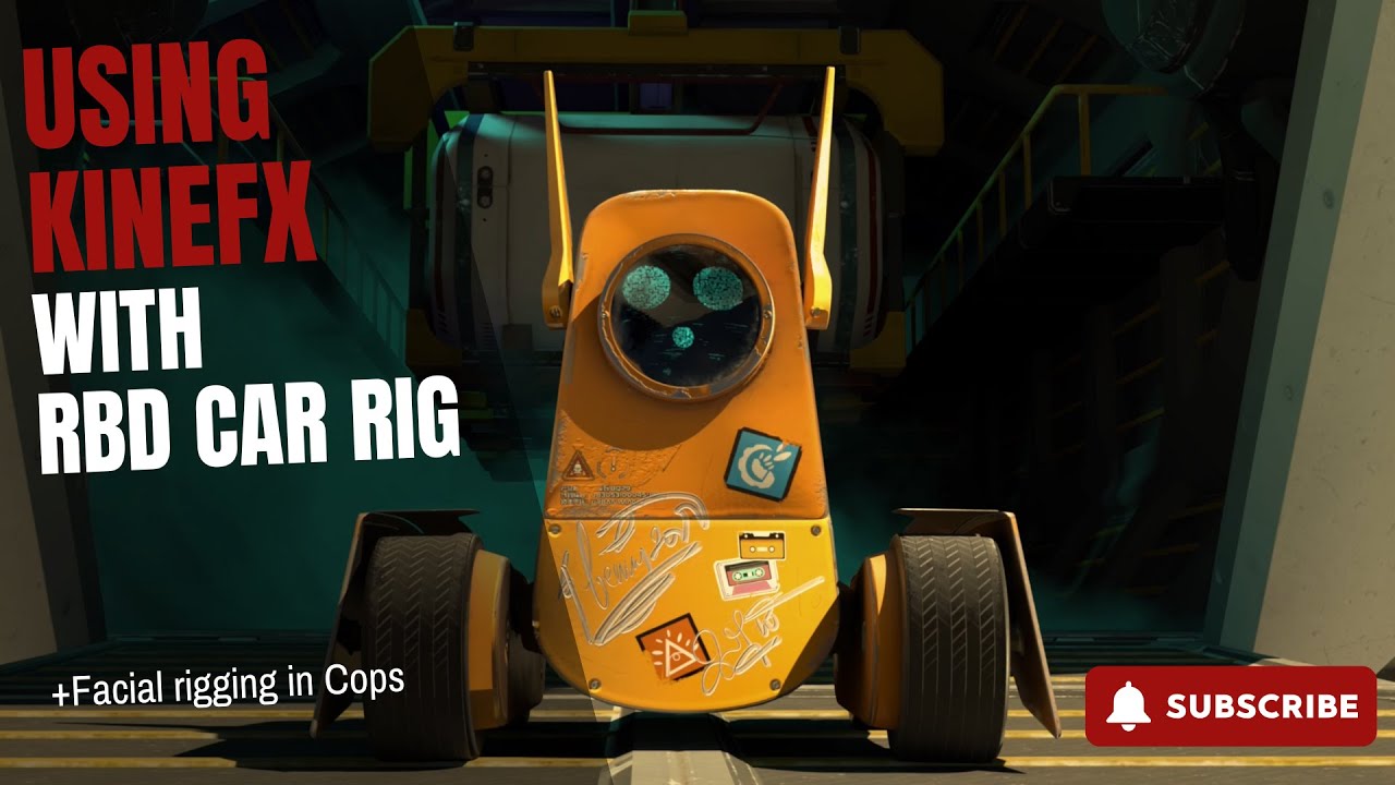 Robot rig using Kinefx and Rbd Car rig in Houdini Tutorial - YouTube