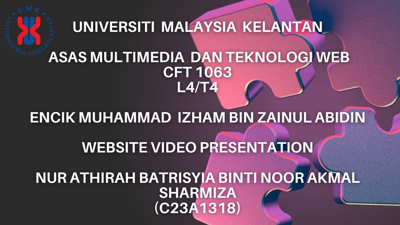ASAS MULTIMEDIA DAN TEKNOLOGI WEB CFT 1063 - YouTube