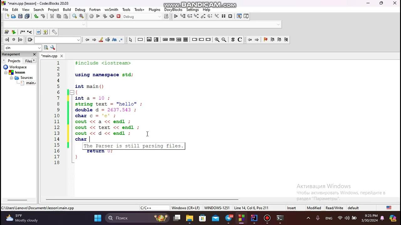 1 chi dars C++ O'zbek tilida , va yaqinda Java kurslari boshlanadi ...