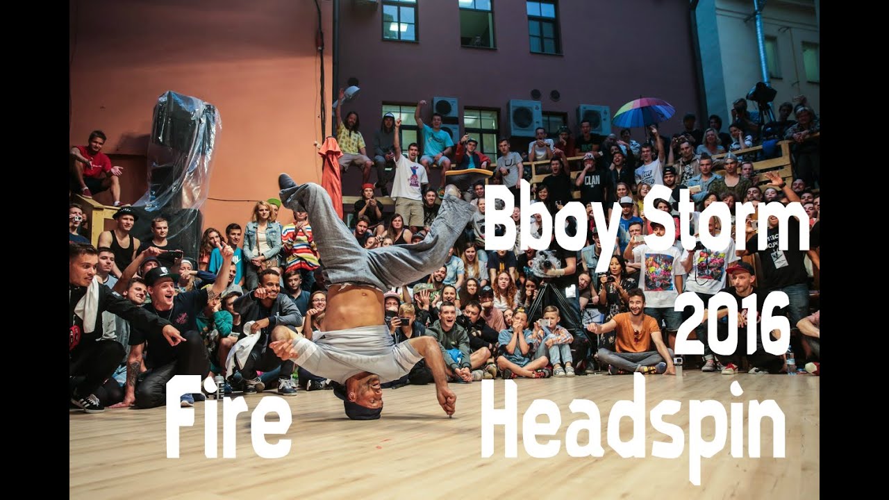 Bboy Storm (Battle Squad) Fire Headspin - YouTube