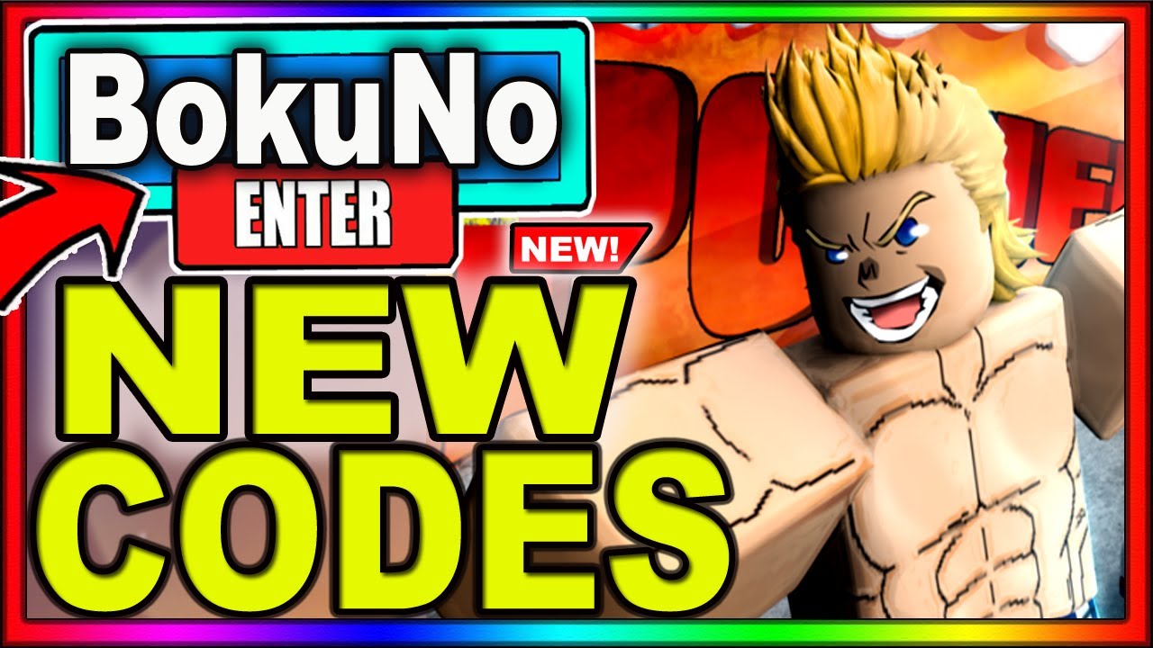 (WINNERS) ALL NEW BOKY NO ROBLOX: REMASTERED CODES! Roblox Boku No ...