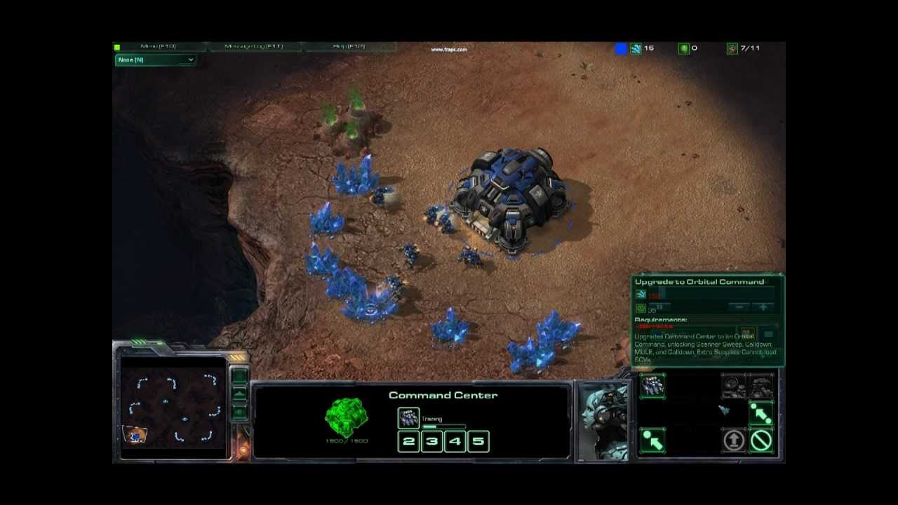 Starcraft 2 SCV Rush - YouTube