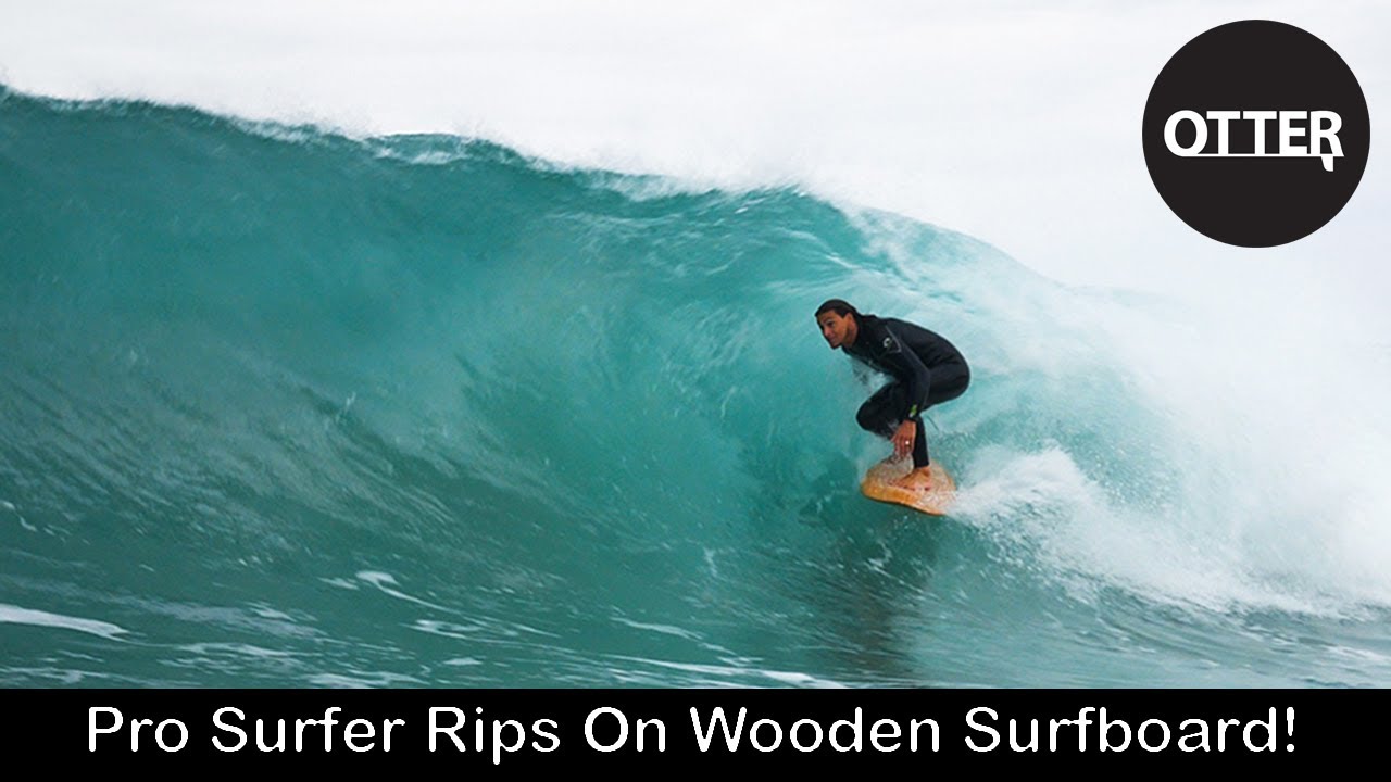 Pro Surfer Rips On Sustainable Wooden Surfboard! Forest To Ocean - Alan ...