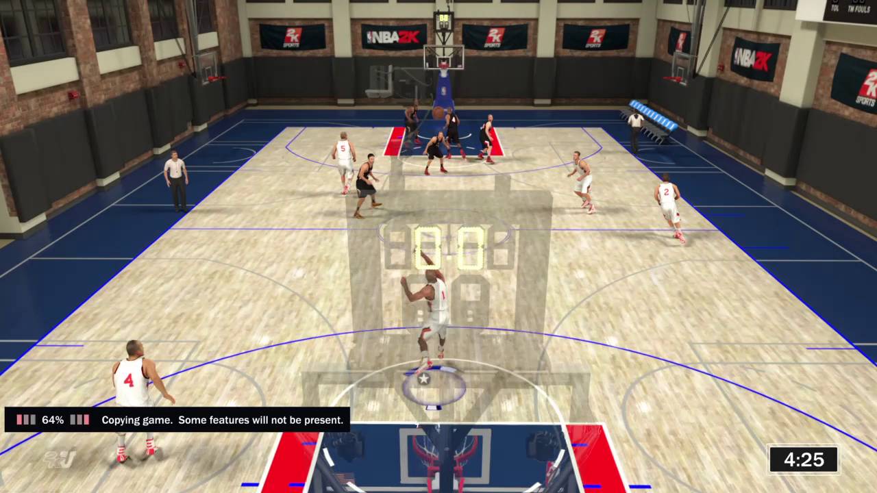 I made a full court in nba 2k17 - YouTube