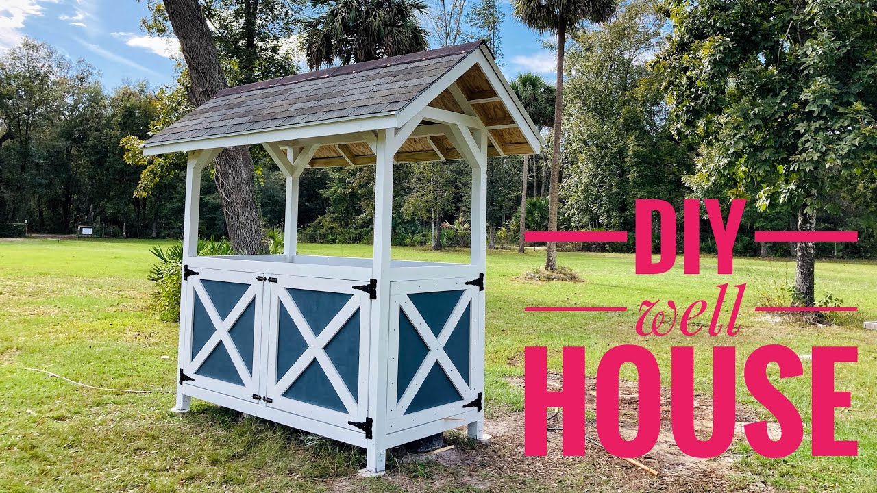 Building My Own Well house - YouTube