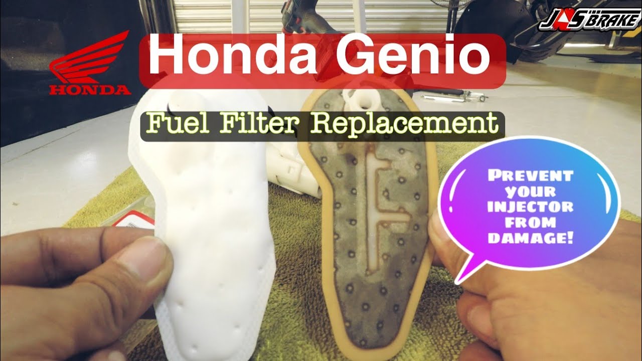 Honda Genio Fuel Filter Replacement |D.I.Y| Step By Step Tutorial ...