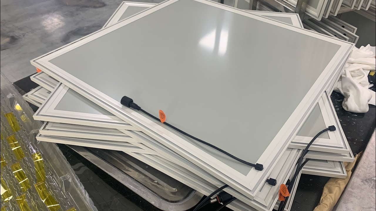 screwless LED panel light,edge-lit PMMA LED panel light, LED flat panel ...