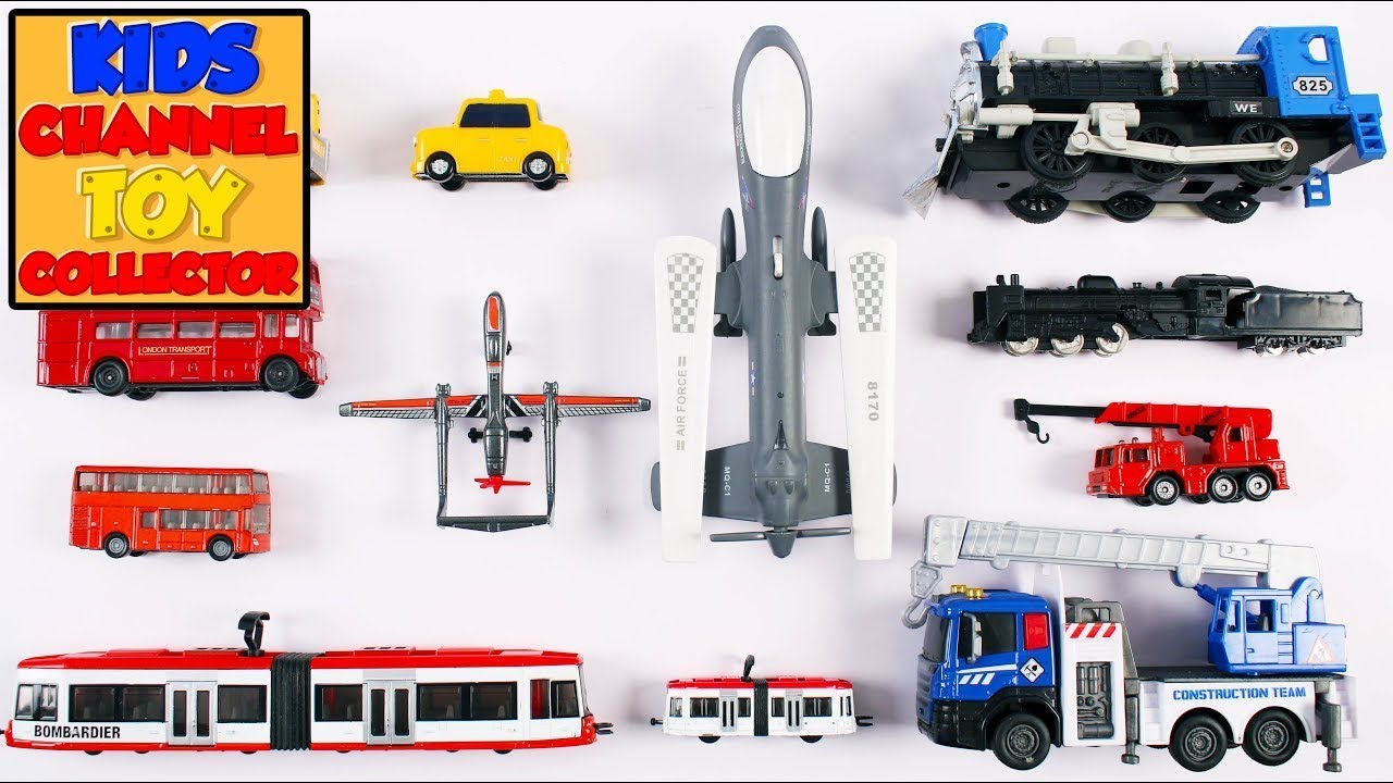 Learn Big & Small Sizes with Vehicles for Kids + More Toy Videos - YouTube