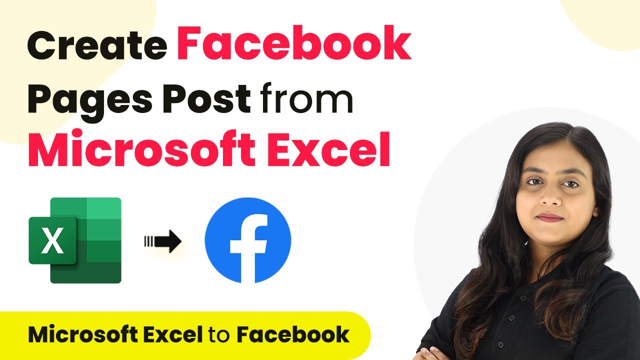 How to Create Facebook Pages Post from Microsoft Excel - YouTube