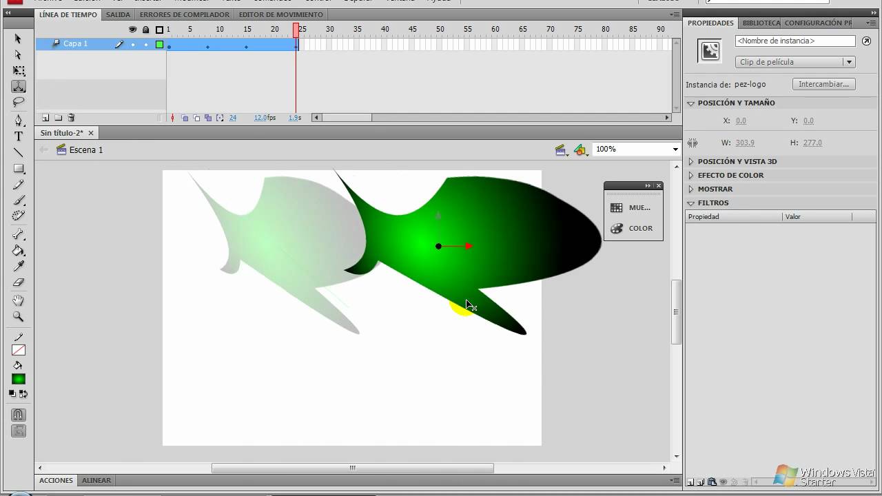 Tutorial Flash (Cs4) - Animación 3D - YouTube