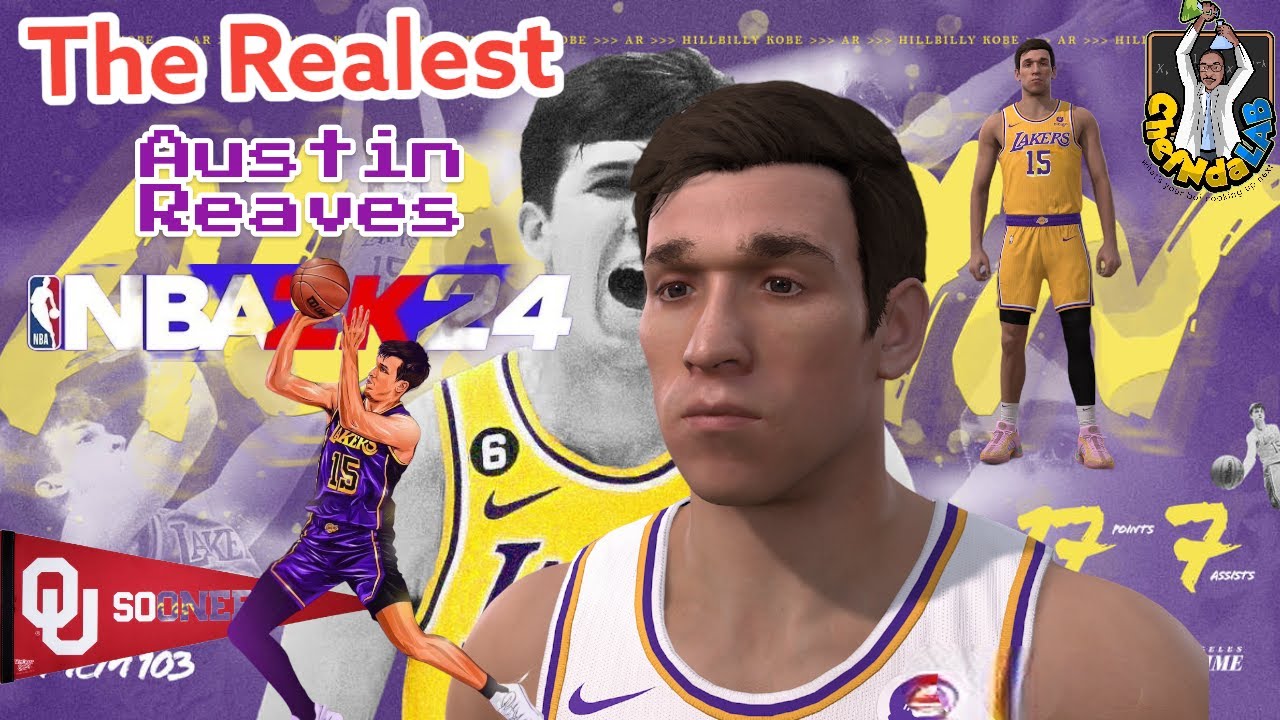 The Realest Austin Reaves NBA 2k24 Face Creation (Kobe Bryant Edition ...
