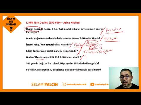 8. I. KÖK TÜRK DEVLETİ - ÖSYM NE SORAR