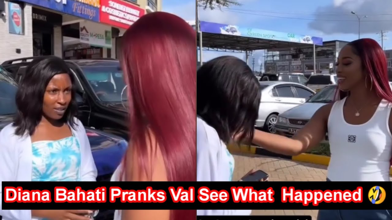 Diana Bahati Pranks Her Sister Val See What Happened #dianabahati #thebahatis - YouTube