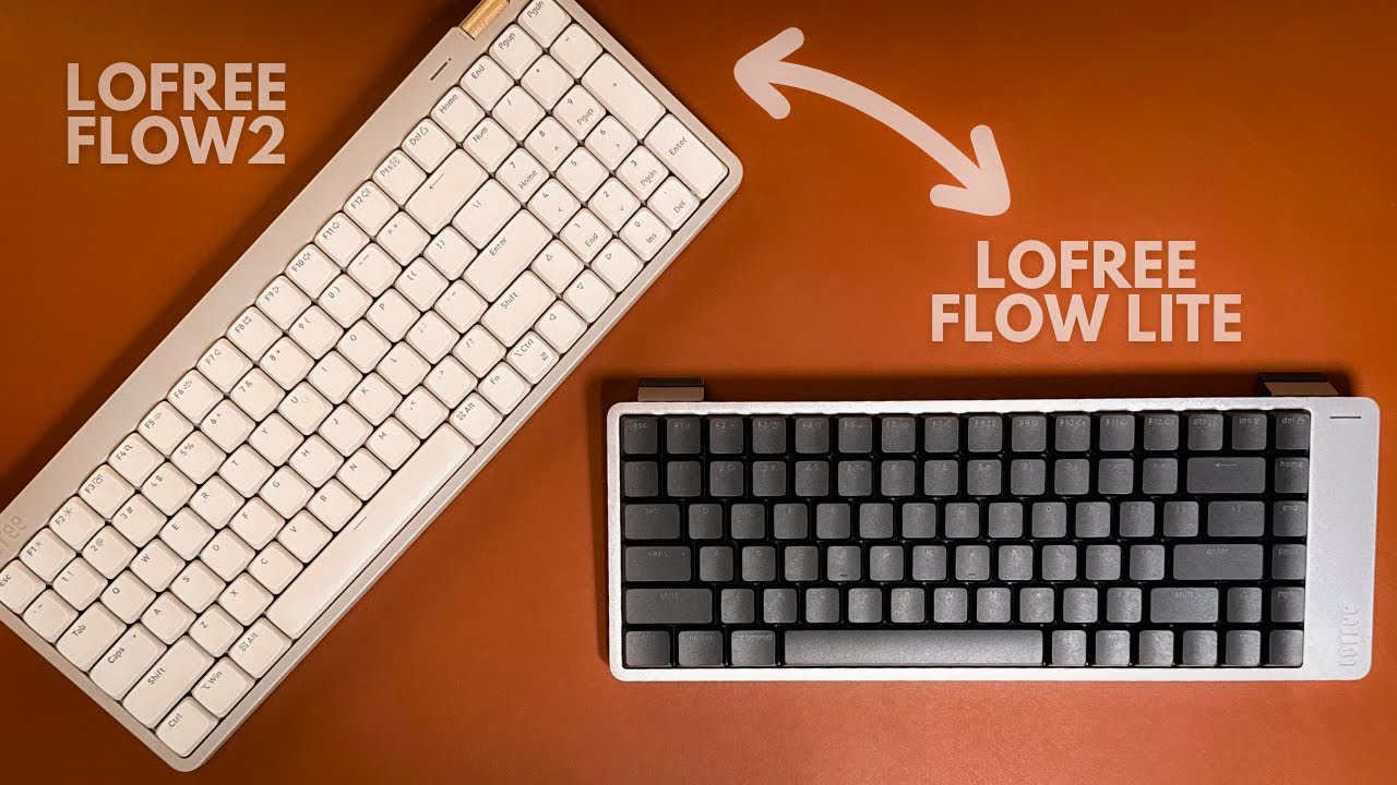 LOFREE Flow 2 vs LOFREE Flow Lite Low-Profile Keyboard Comparison - YouTube