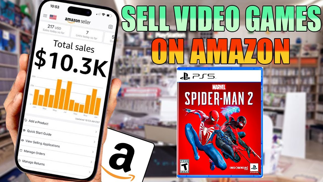 How To Sell Video Games On Amazon - YouTube