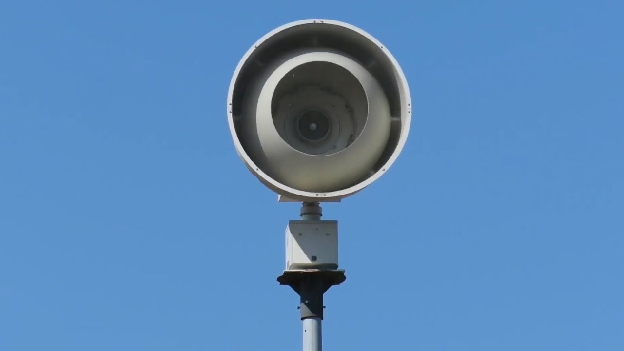 Federal Signal 508 Siren Test (2x Alert), Georgetown, TX - YouTube