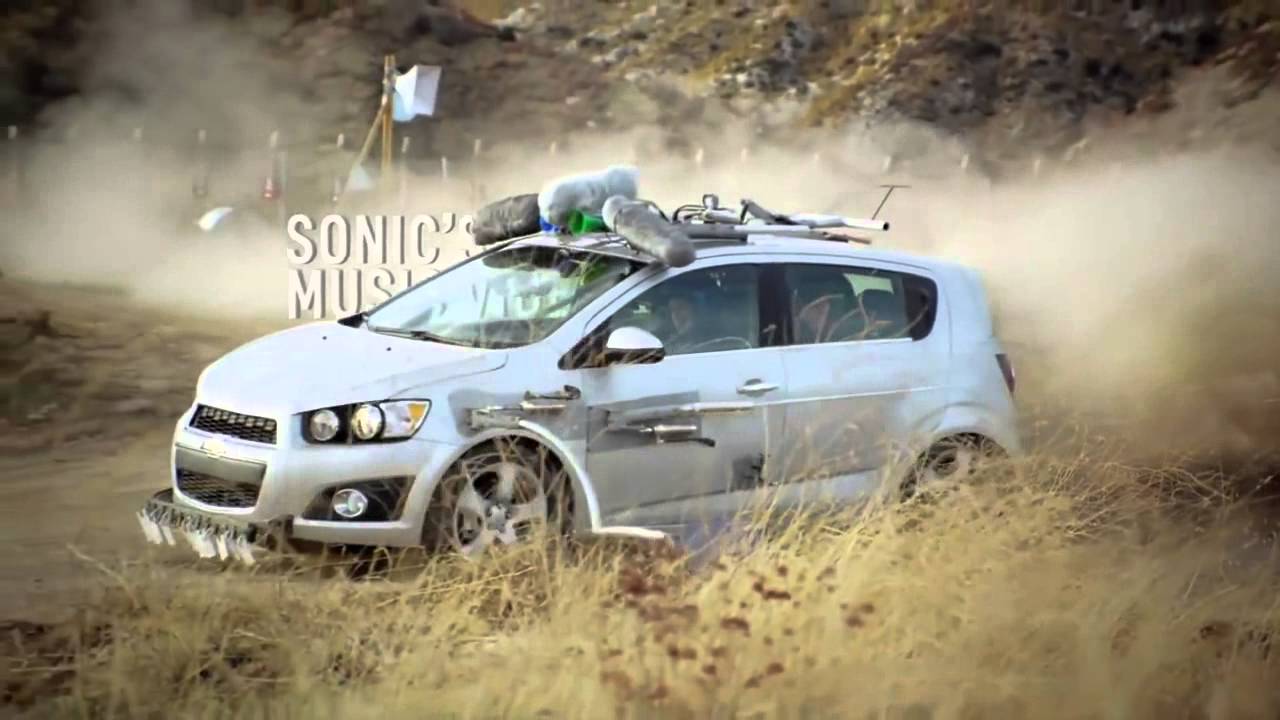 2012 Superbowl Commercial Chevy Sonic Stunt Anthem - YouTube