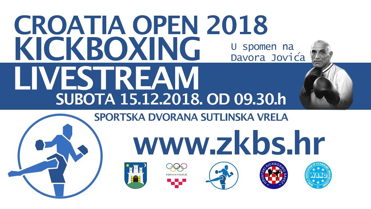 CROATIA OPEN 2018 KICKBOXING Livestream - YouTube