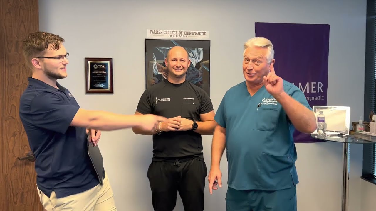 Future Houston Chiropractor Tristan Wendt Doing A Ring Dinger® On Dr ...