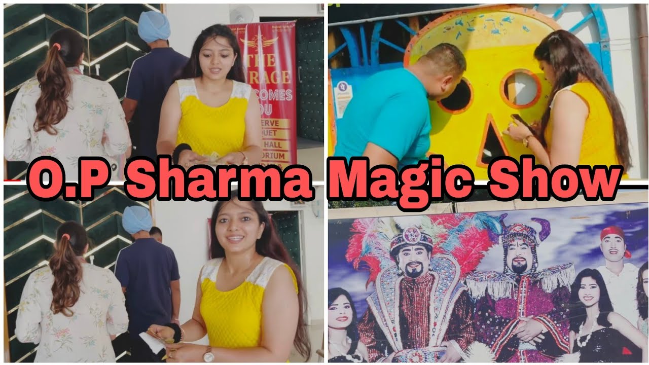 Biggest Magic show / Magician O.P Sharma Jr. in karnal / Kaajal Garia ...