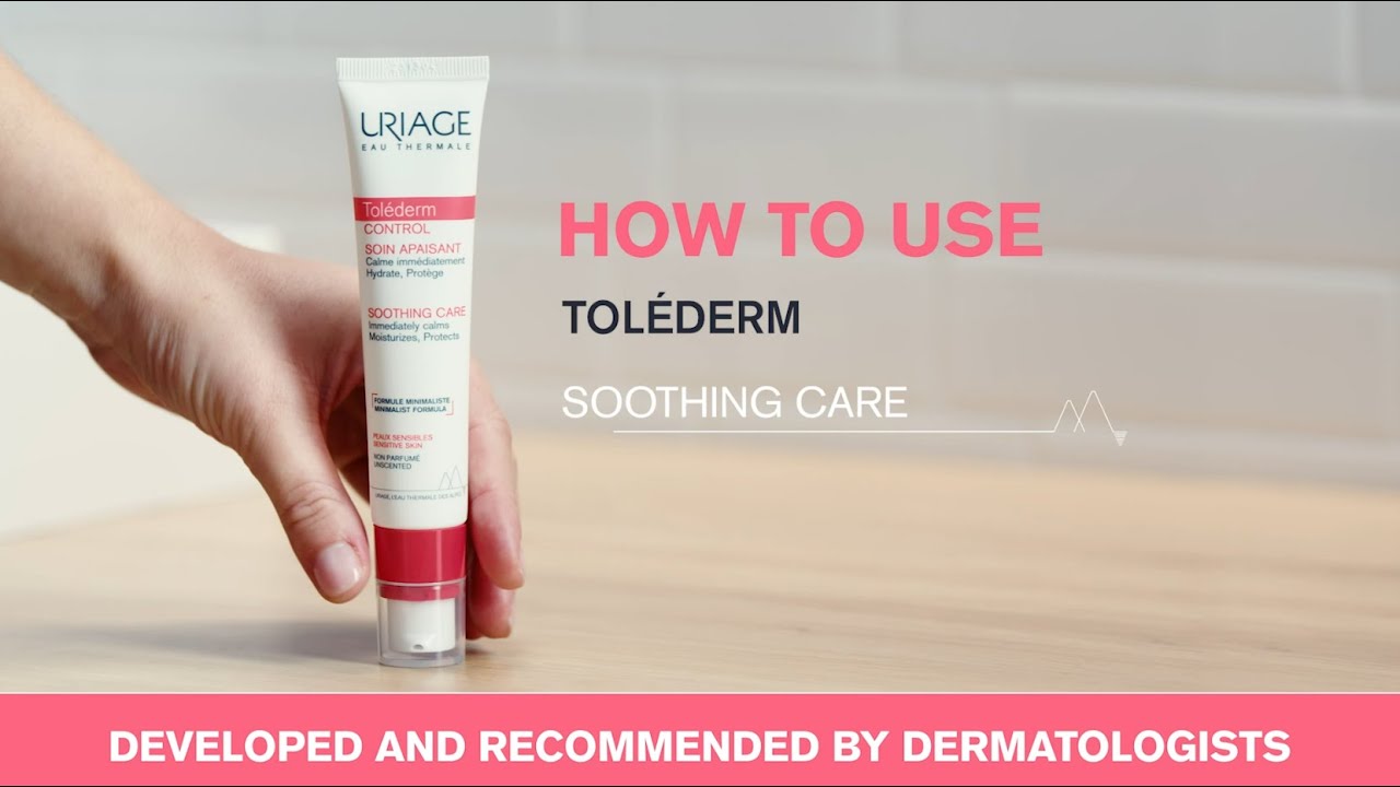 TOLEDERM Control Soothing Care Cream | How to Use - YouTube