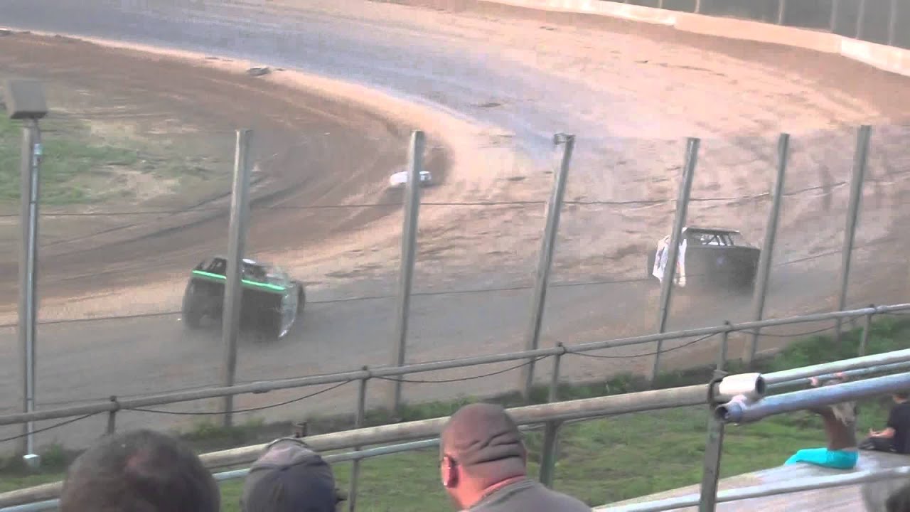 Eagle Valley Speedway Jesse Glenz Feature Win 6/21/2015 - YouTube