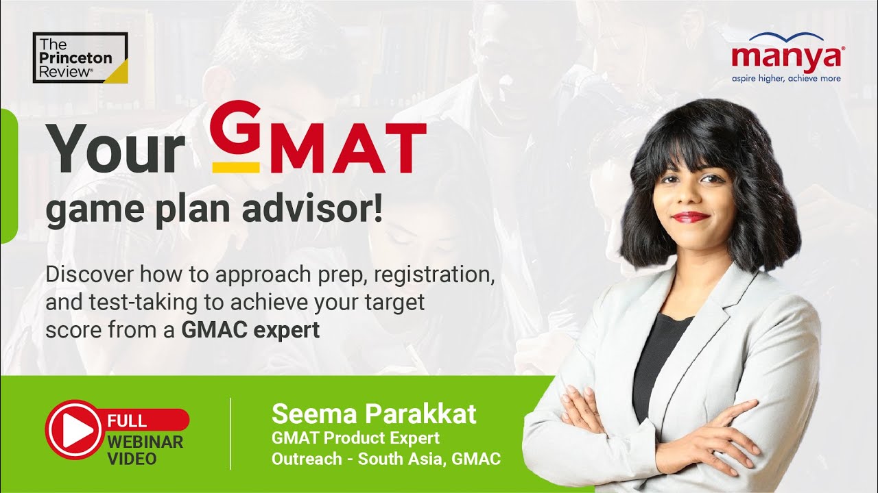 Your GMAT Plan Game Advisor - YouTube