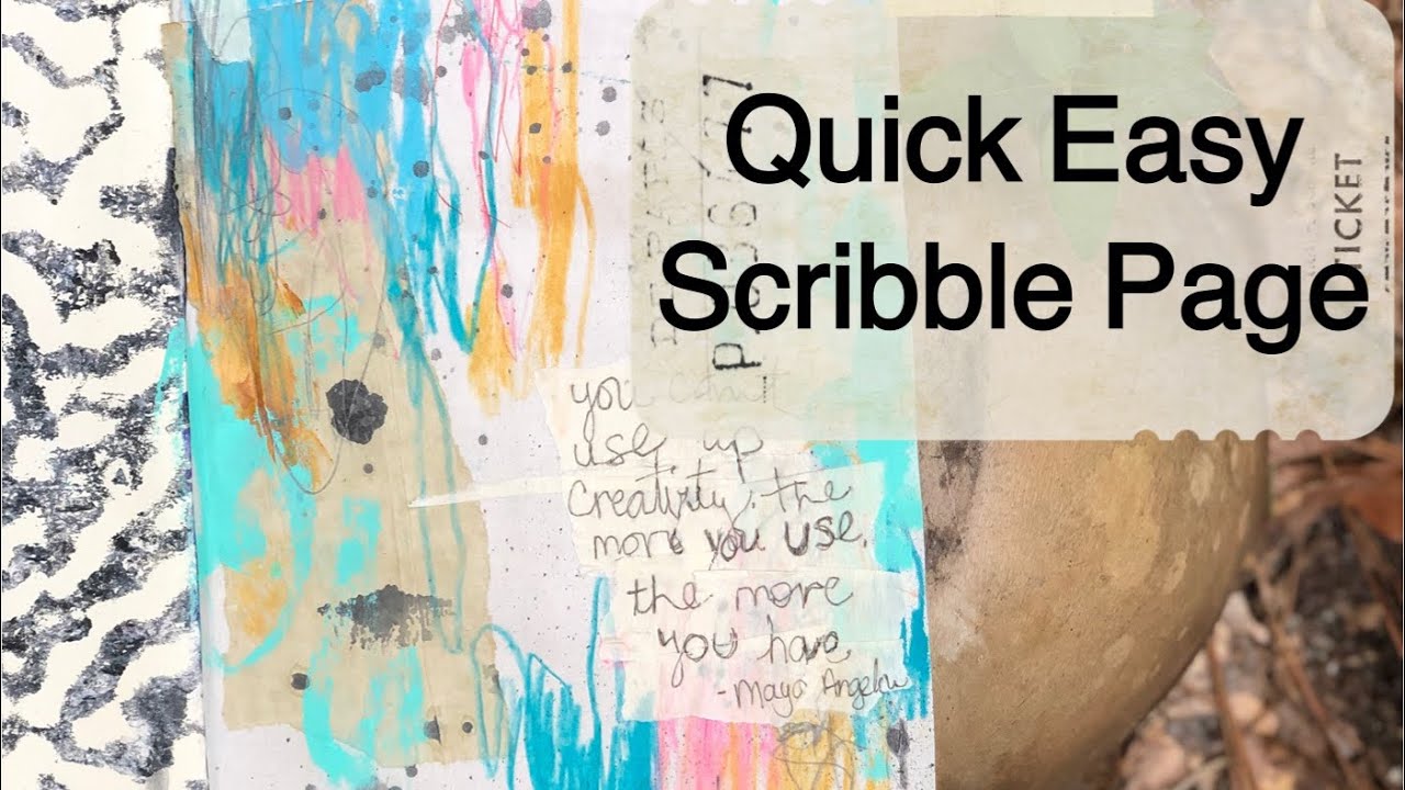 Easy Scribble Page - YouTube