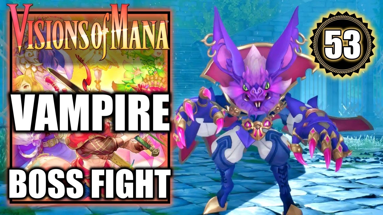 Visions of Mana - Vampire Boss Fight - Castle Cresceno - Walkthrough ...