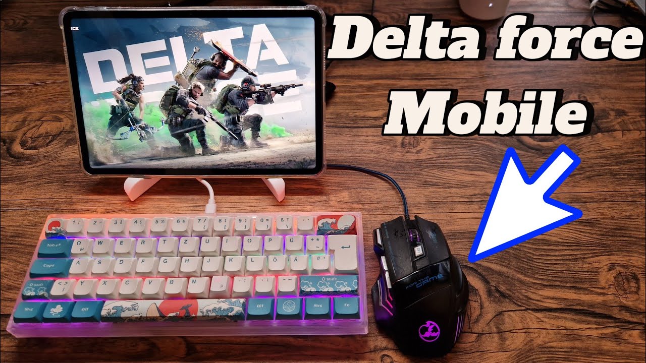 delta force mobile so you can play with mouse and keyboard#video - YouTube