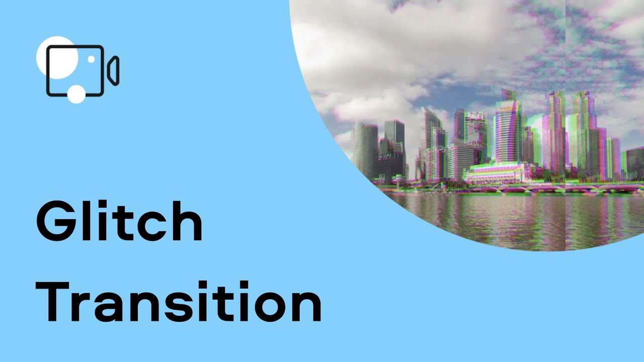 How to add GLITCH TRANSITION | video editing (Tutorial 2021) - YouTube