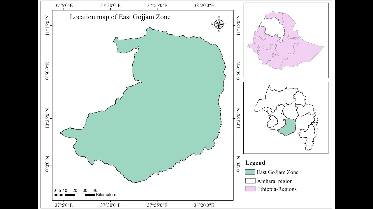 Study area Map Preparation using ArcGIS - YouTube