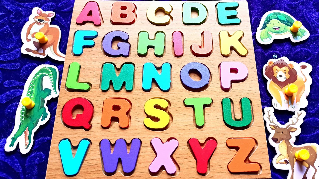 ABC Puzzle | Help Me Find Alphabet Letters . ABCD Alphabet learning ...