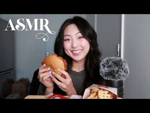 ASMR CHICKFILA MUKBANG 🥤(eating sounds)
