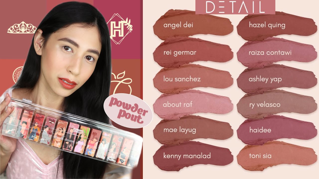 POWDER POUT BY DETAIL COSMETICS! Lipstick ng mga Vloggers! - YouTube