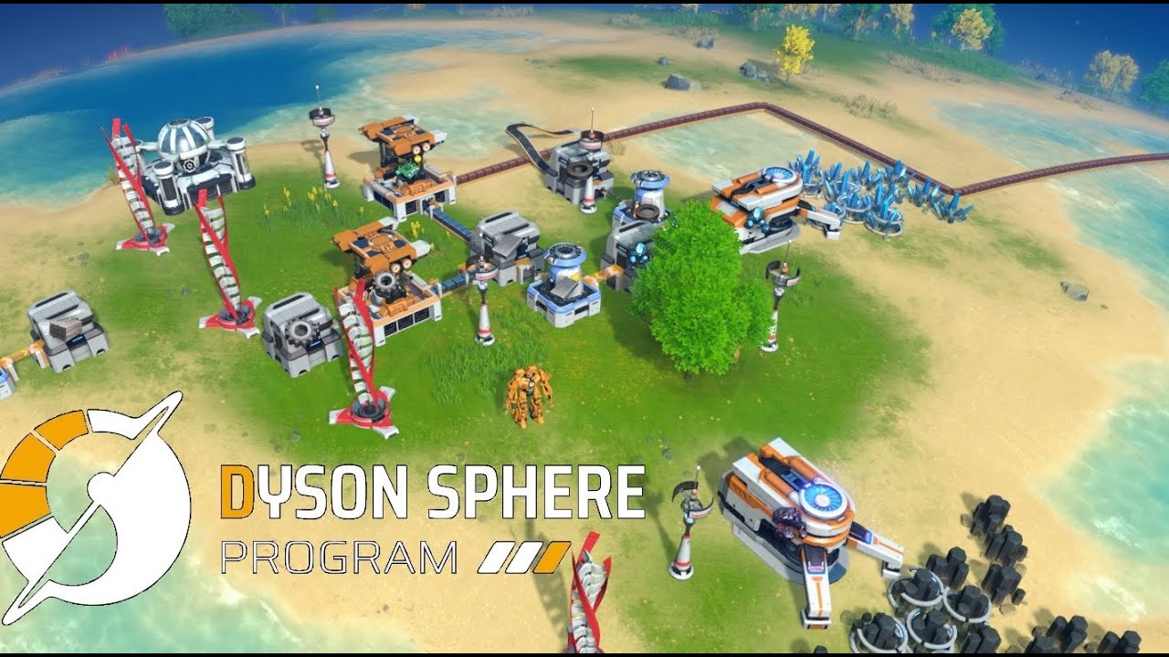 Factorio & Satisfactory Vibes On A Planetary Scale ~ Dyson Sphere Program - YouTube